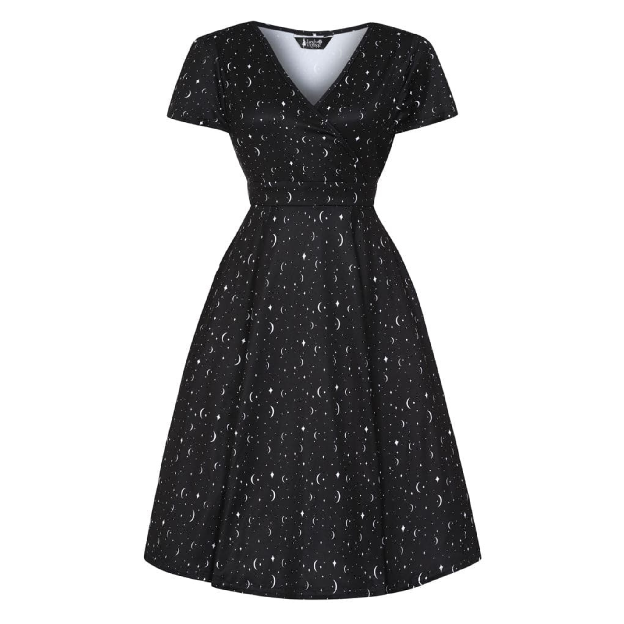 Lady V London Lyra Stars And Moons Dress | Retro Vixen
